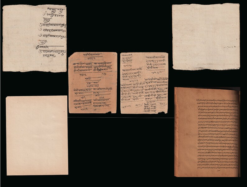 Genuine Old Vintage Paper Scanned in 300 Dpi, Digital Downloadable High ...