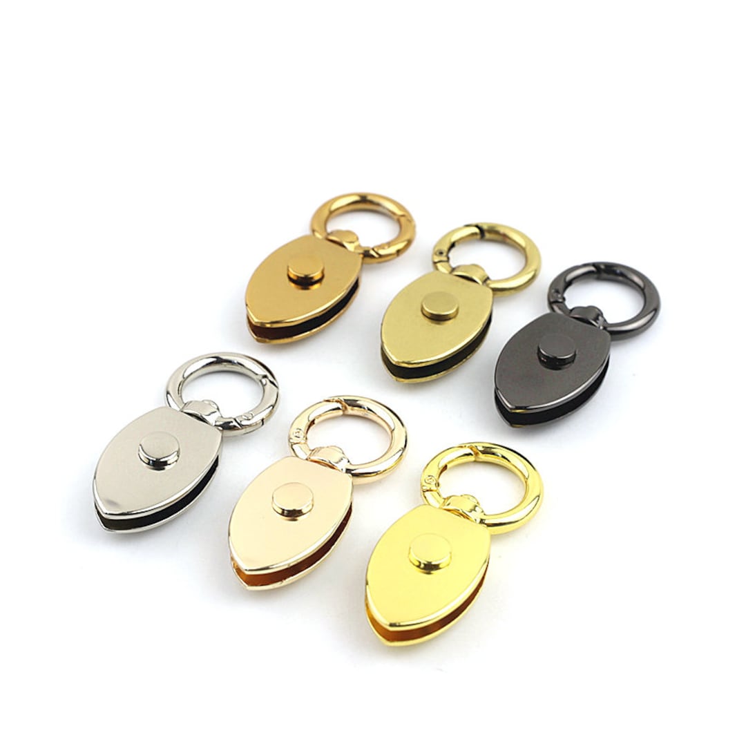 2pcs Strap Handles Connector Spring O Ring 3/4 Inch 18mm Metal Purse ...