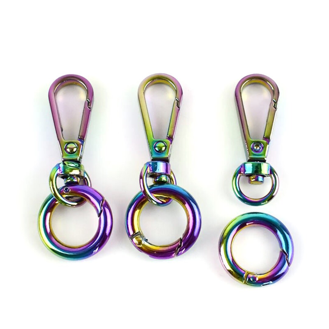 2pcs Swivel Snaps 1/2 12mm Push Gate Hooks Metal Purse Bag Handbag ...