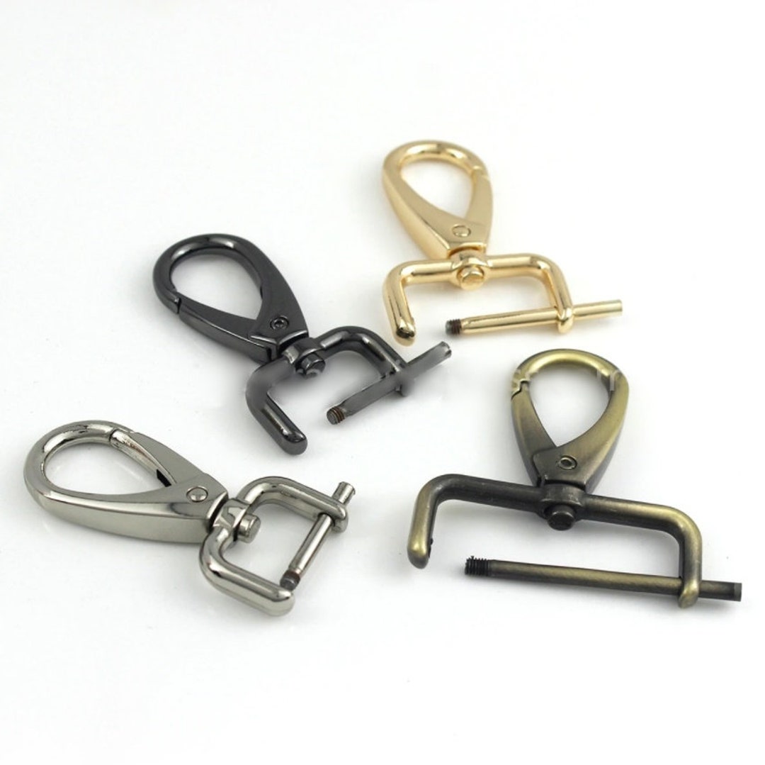 2pcs Swivel Snaps 16 20 25 32 38 Mm Push Gate Hooks Metal Purse Bag ...
