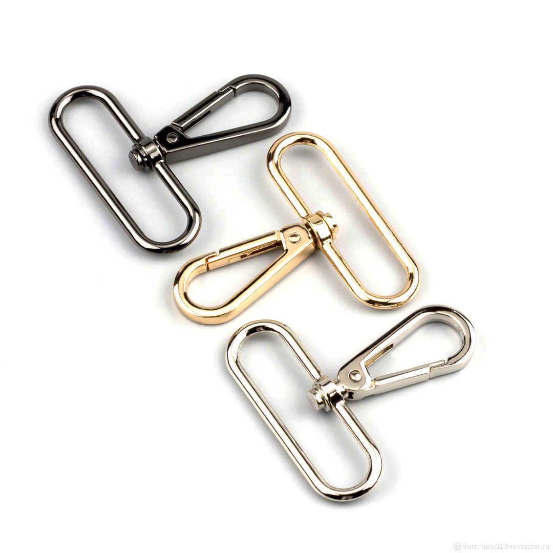 2pcs Swivel Snaps 2 50mm Push Gate Hooks Metal Purse Bag Handbag ...