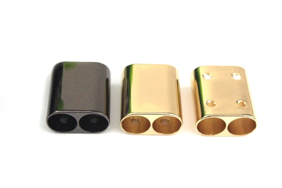 2pcs Double Cord End Cap 3/8 Inch 9mm Metal Rope Lock Stopper - Etsy