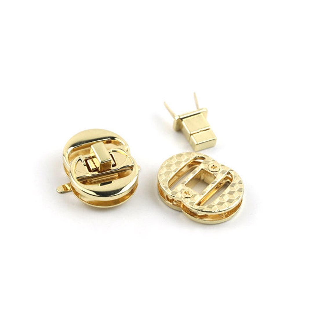 1 Pc Twist Turn Lock 1 3/8 Inches 35mm Metal Purse Bag Handbag Parts ...