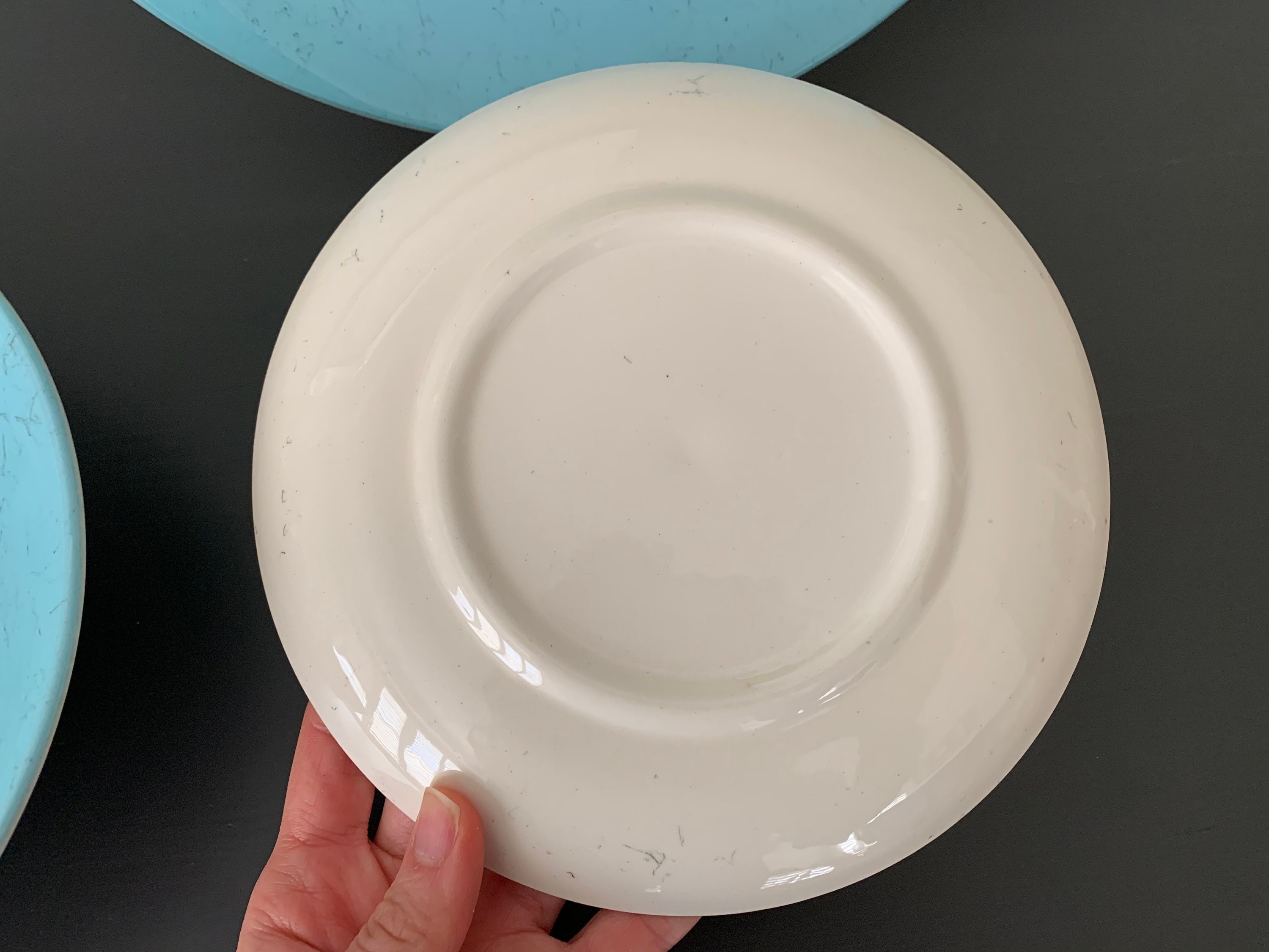 Vintage Aqua Primrose China Set, Hand Decorated, Made in USA - Etsy