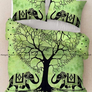 Indian Exclusive Reversible Handmade Cotton Heart Tree of - Etsy