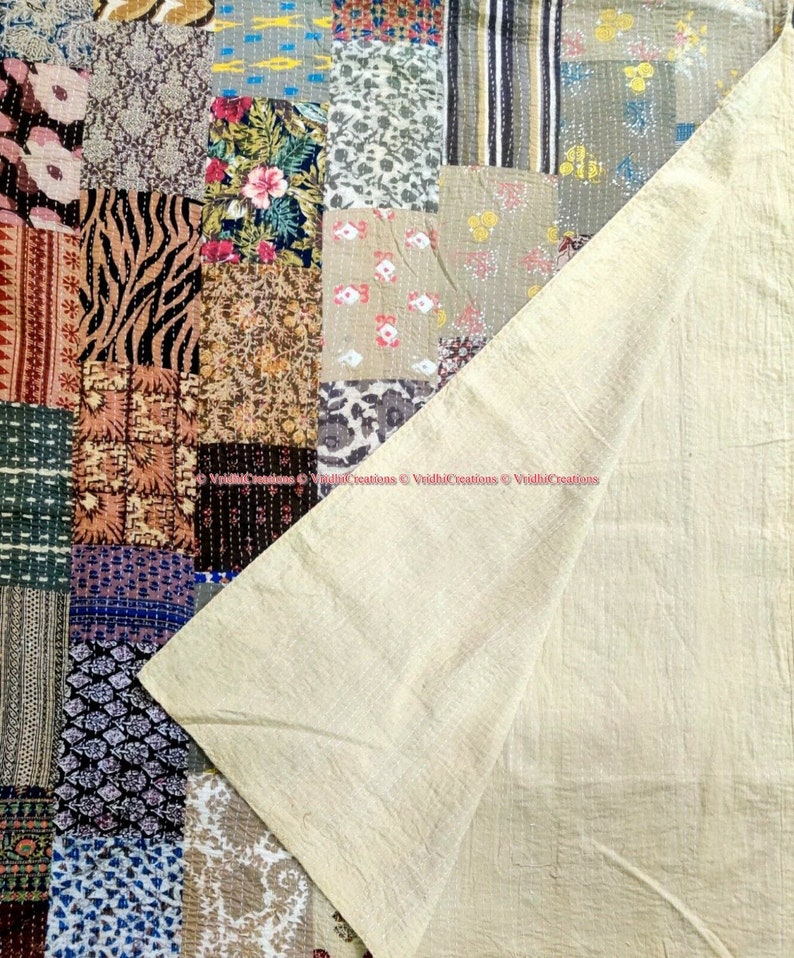 Handmade Block Print Patch Work Kantha Hippie Ethnic Queen | Etsy