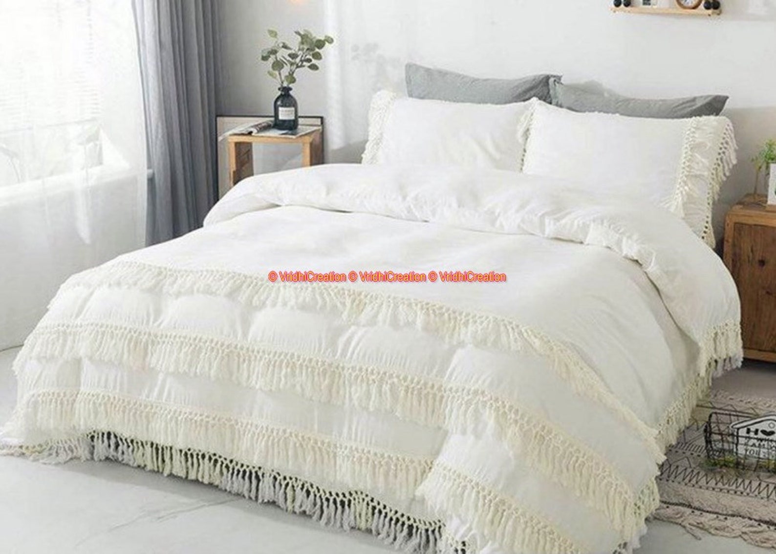 Ethnic Solid Boho Bohemian 100% Cotton Comforter Hippie New - Etsy