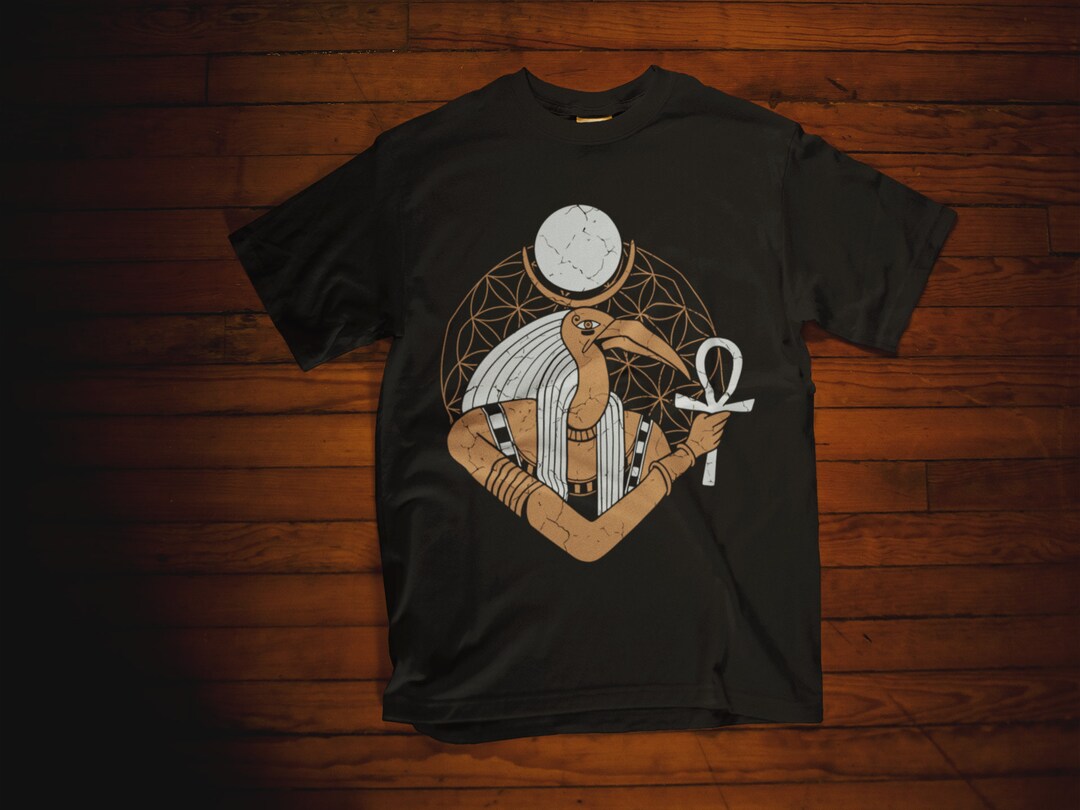 Thoth Ancient Egyptian Gods Shirt Egyptian Mythology Tee Egyptian Shirt ...