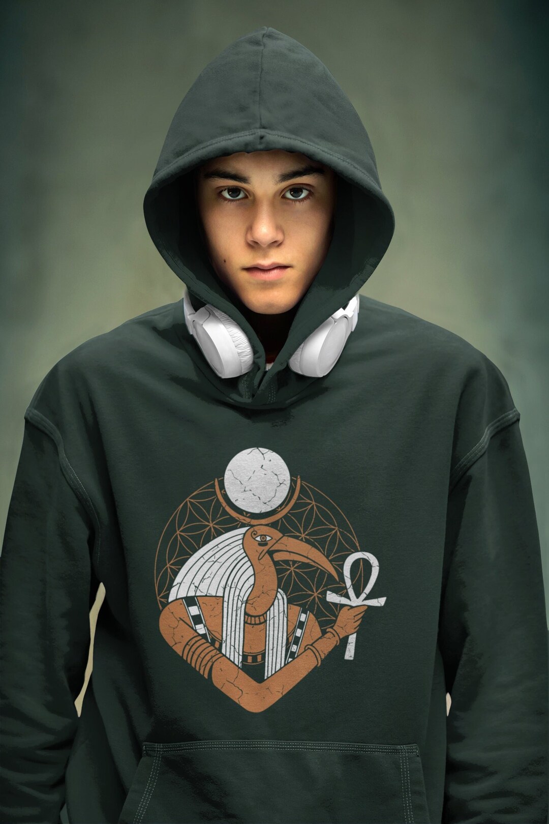 Thoth Ancient Egyptian Gods Hoodie, UNISEX Egyptian Mythology ...