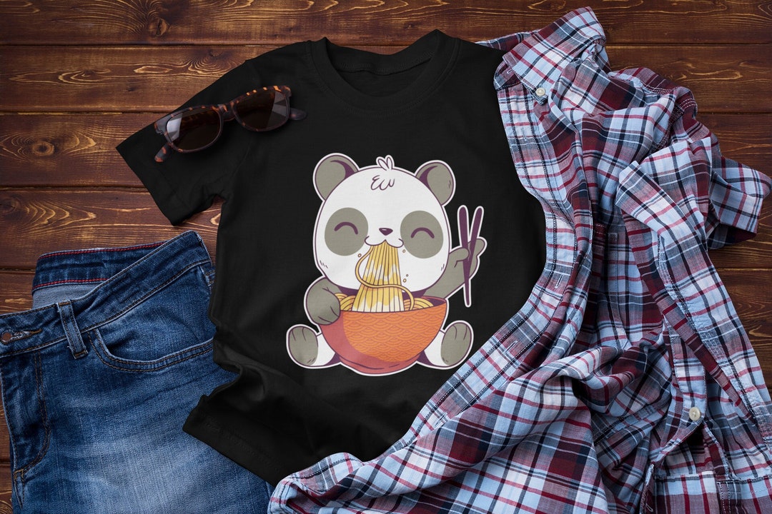 Panda Shirt, Panda Lover T-shirt, Cute Panda Shirt, Kawaii Panda Shirt ...