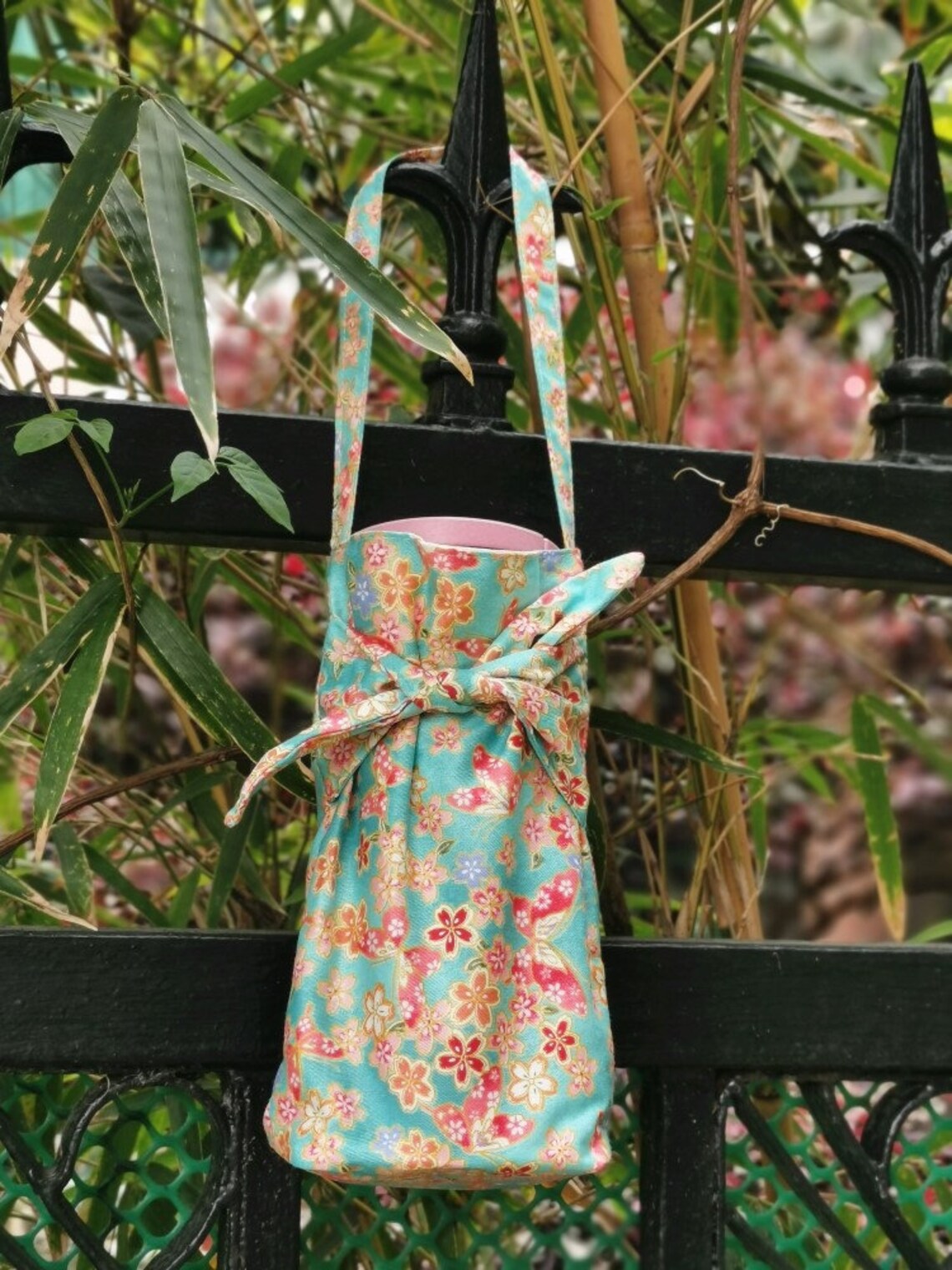 Japanese Style Sakura Cherry Blossom Bottle Holder Sleeve | Etsy