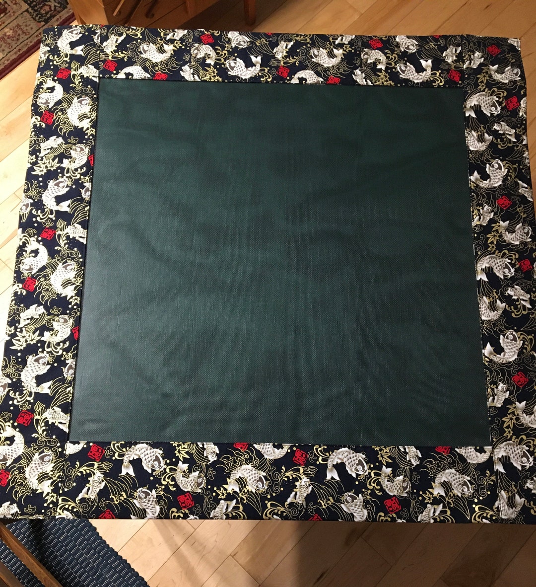 Mesh Table Cover 4 Inch Border Fabric / With or Without Felt Under ...