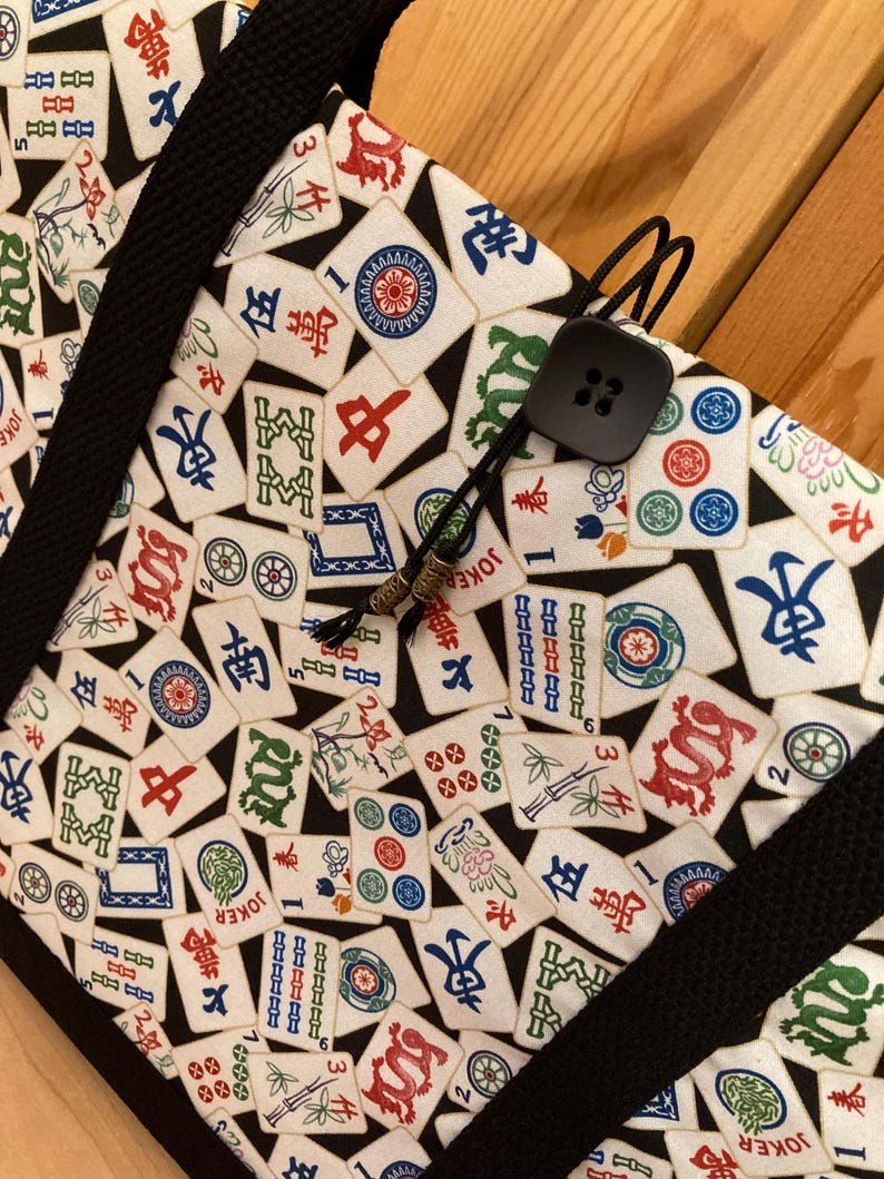 Mahjongg Tote Bag Set – Tile Sleeves & Rack Bags - Etsy