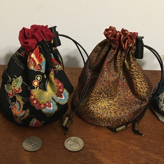Coin Bag Drawstring Coin Purse - Etsy