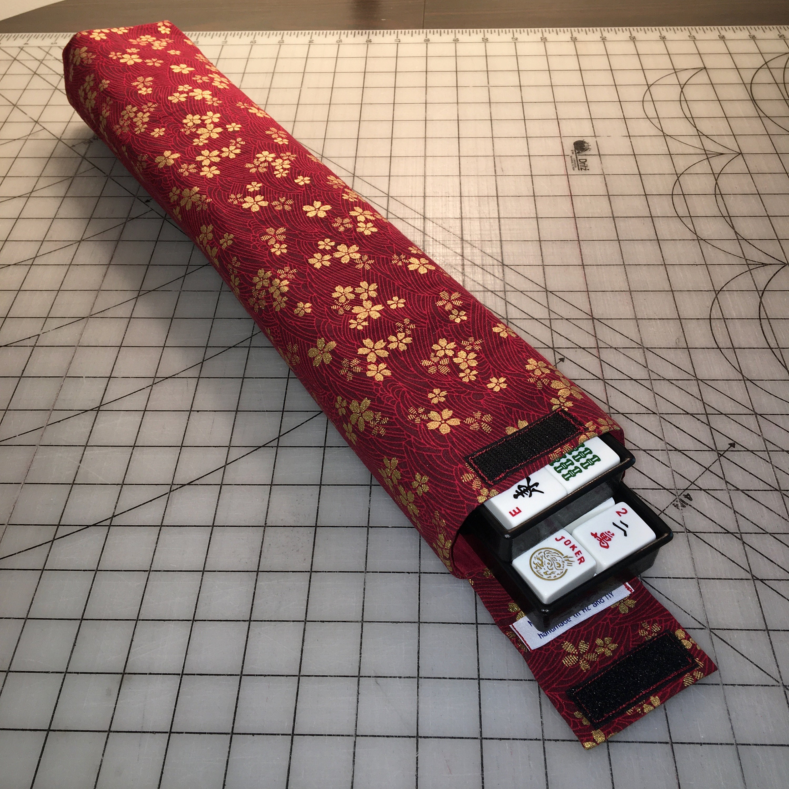 Mahjongg Bags Sleeves and Totes Gold Gilded. Mah Jongg | Etsy