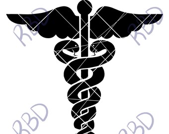 Nursing symbol svg pharmacy symbol snake clipart design and | Etsy