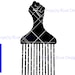 FIST AFRO PICK, Black Comb, Svg, Png, Best, Afro Big Hair Power, Blm ...
