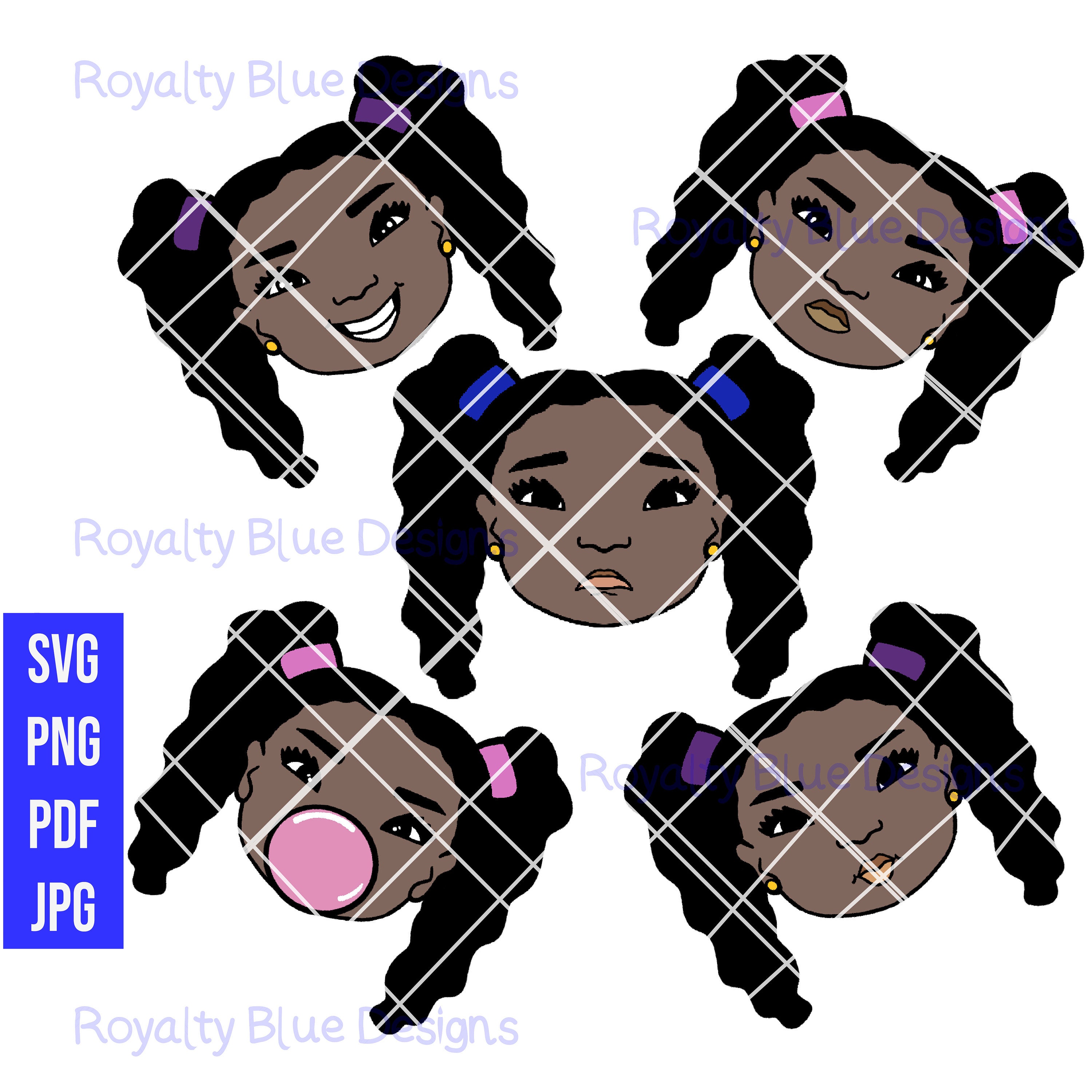 BAILEY BUNDLE Bubble Gum Happy Kid Svg Png Pdf Jpg Cute | Etsy