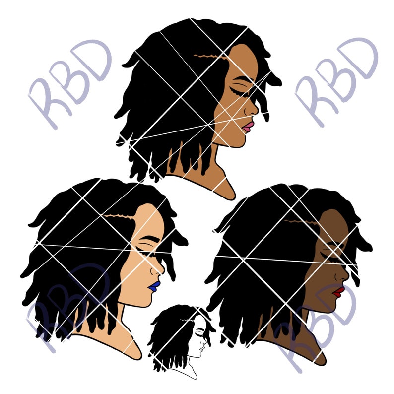 IYANLA Locs, Bundle, Svg, Png, Pdf, Jpg, Natural Black Hair Love, Girl ...