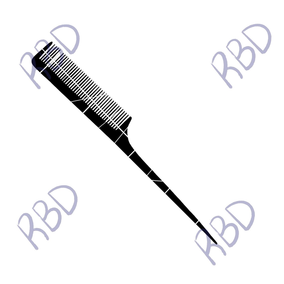 HAIR COMBS 10 BUNDLE Black Combs Afro Pick Svg Png - Etsy