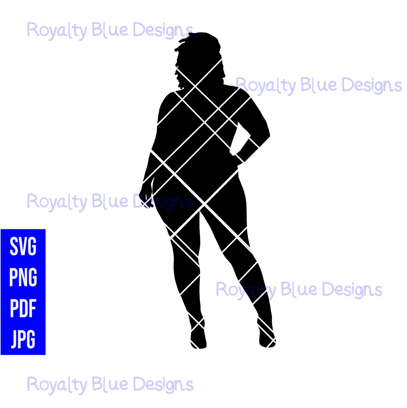 CURVY GIRL SILHOUETTES Bundle Thick Curvy Women Svg Png | Etsy