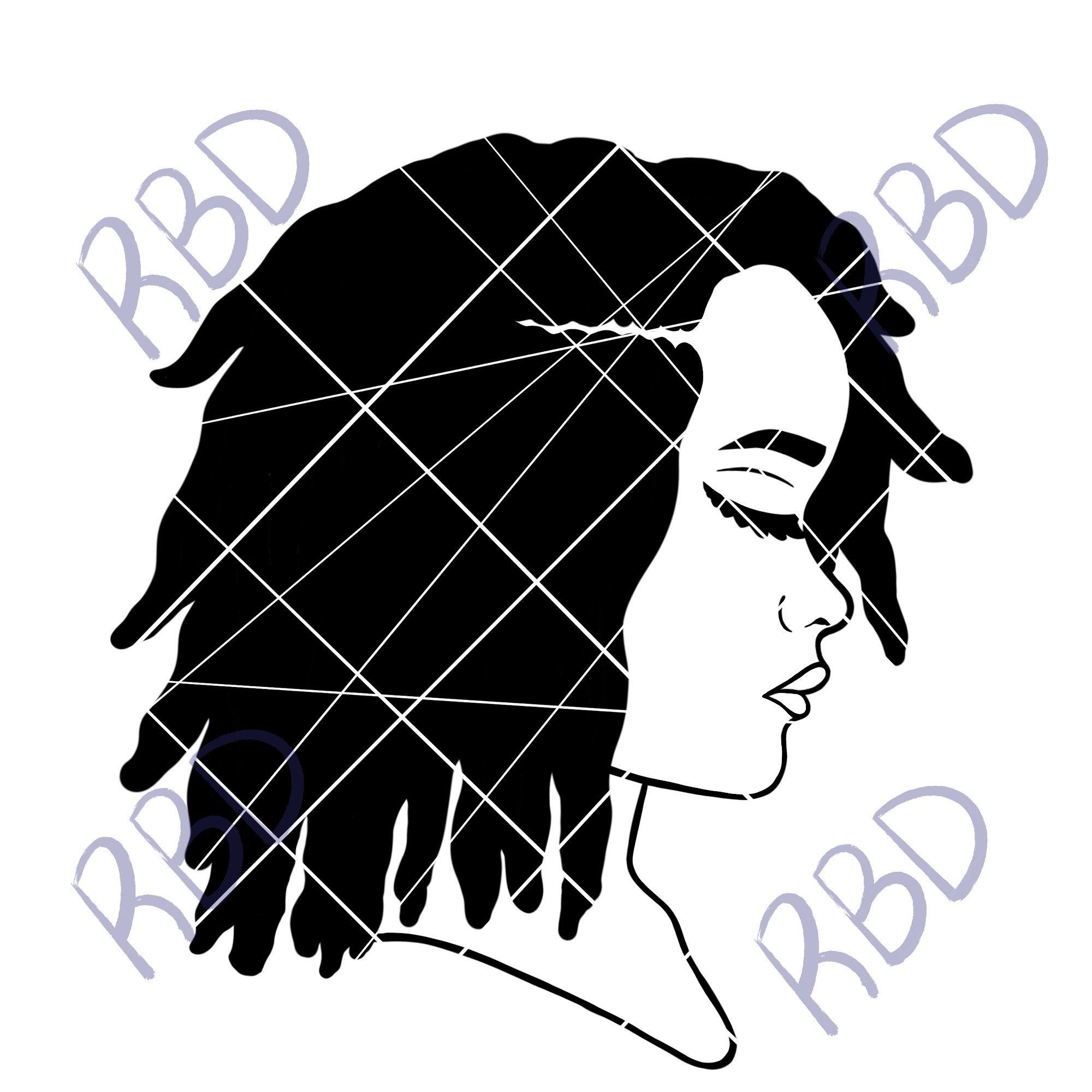 IYANLA Locs Bundle Svg Png Pdf Jpg Natural Black Hair - Etsy