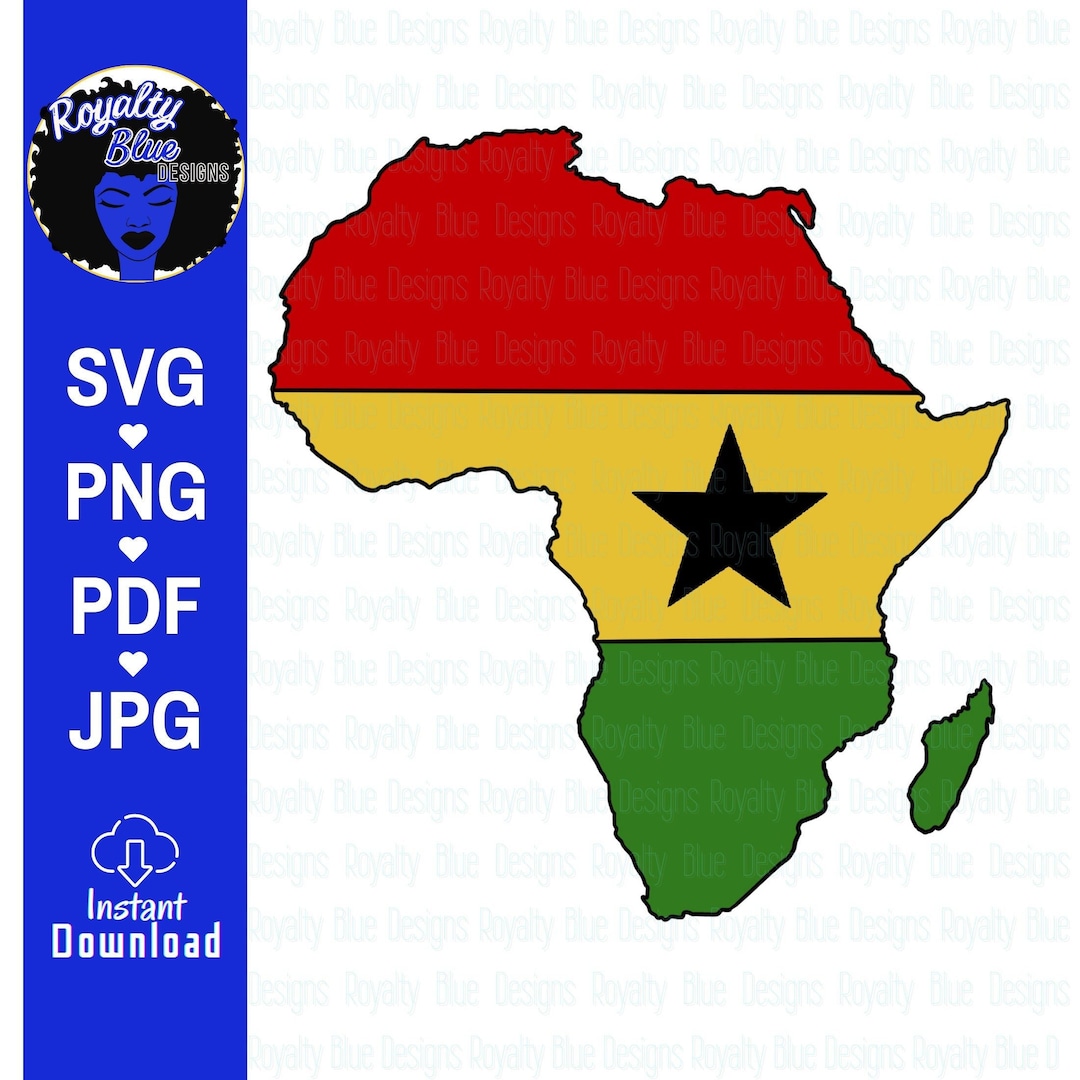 GHANA AFRICA, Flag, Continent, West African Nation, Mother Land, Black ...