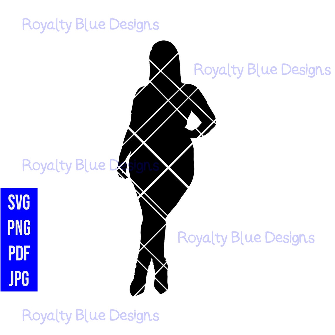 CURVY GIRL SILHOUETTES Bundle Thick Curvy Women Svg Png | Etsy