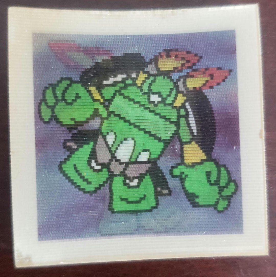 Cracker Jacks Robotron Holographic Card/sticker #8 - Etsy