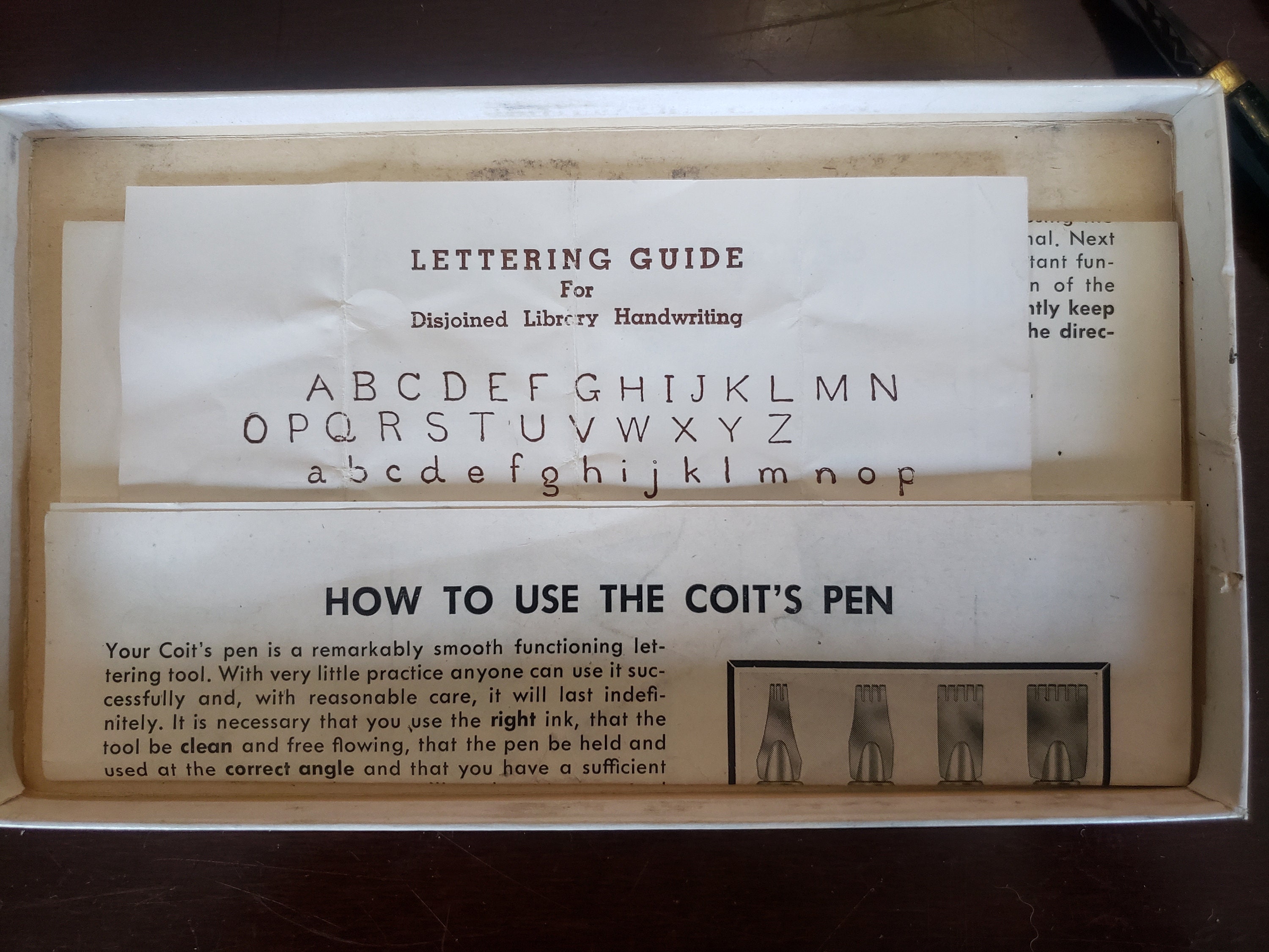 Vintage Coit's Calligraphy Pens Set in Original Box With - Etsy