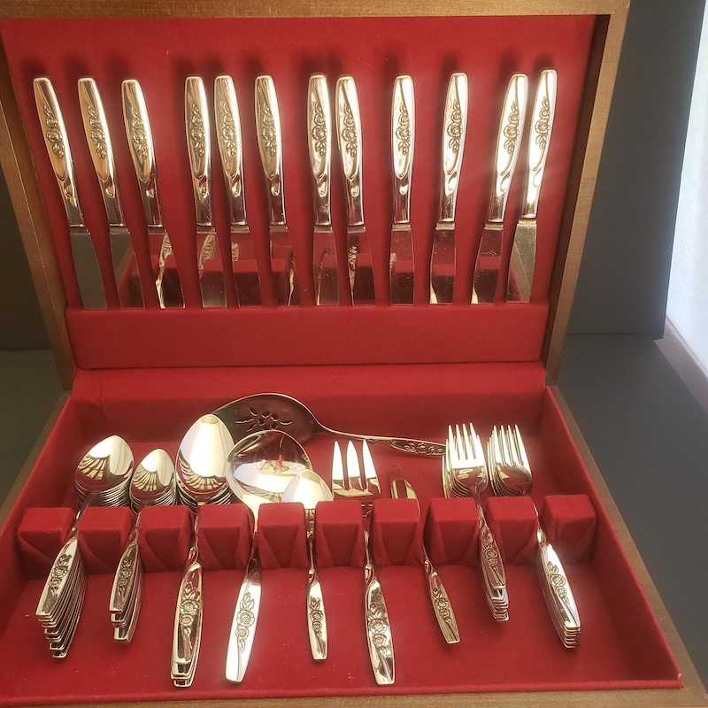 Oneida Silverware in Box - Etsy