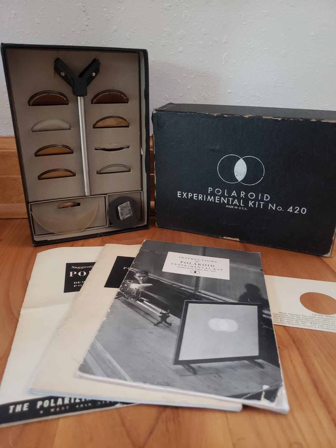 1940 Polaroid Complete Kit on Polarized Light in Original Box With ...
