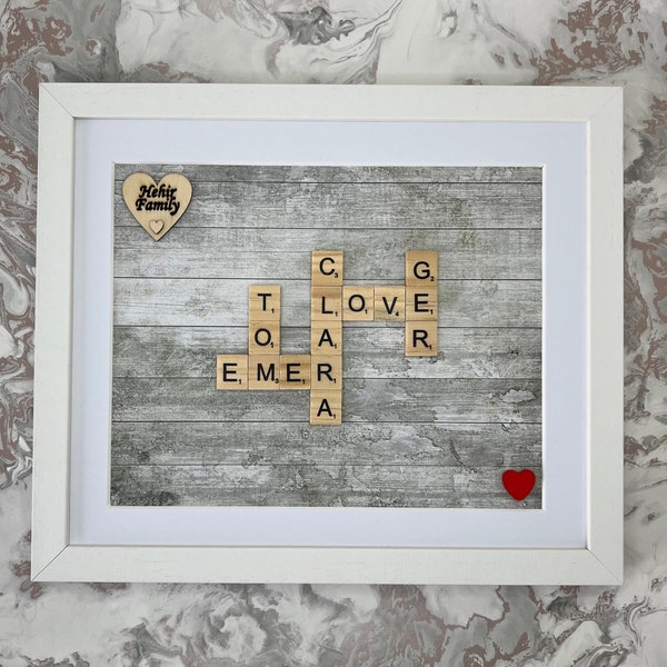 Scrabble Frame - Etsy UK