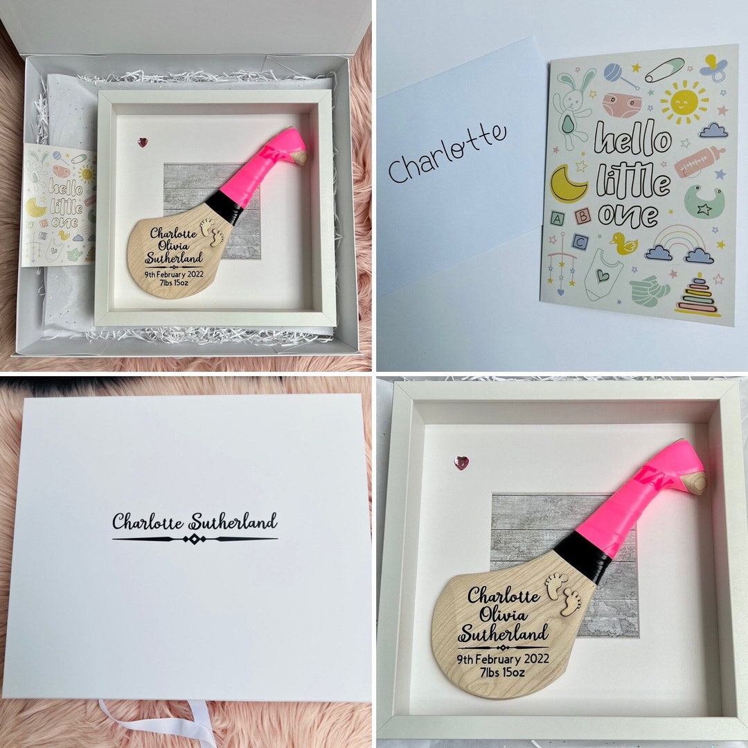 Personalised Hurley Hurl in White Frame - Etsy