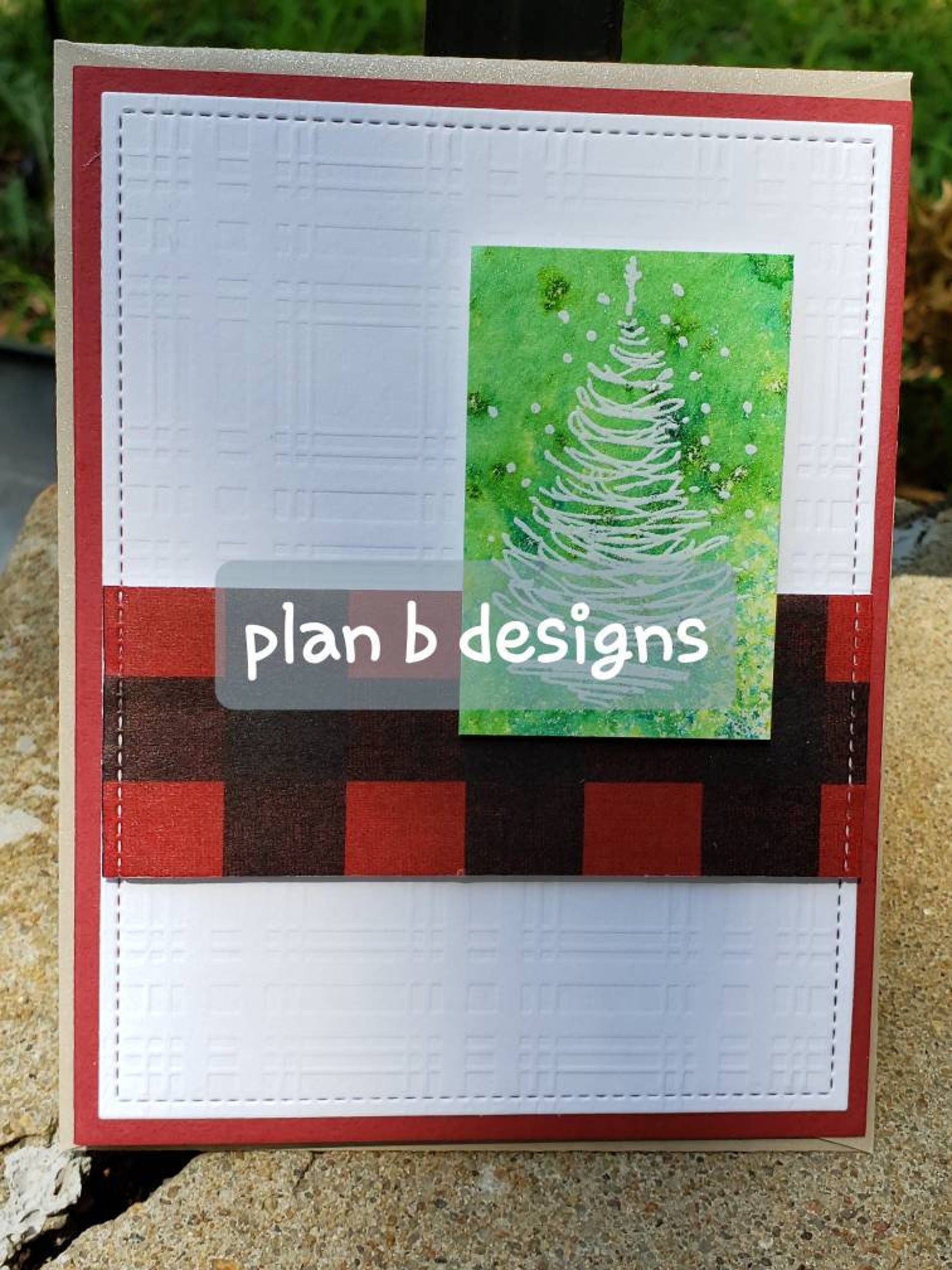 Winter / Christmas / Holiday Handmade Card A2 Size W/envelope - Etsy Norway