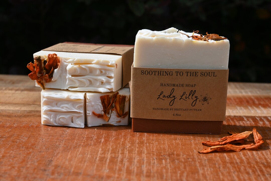 Lady Lily Bar Soap, Skin Loving Soap, Olive Oil Soap - Etsy