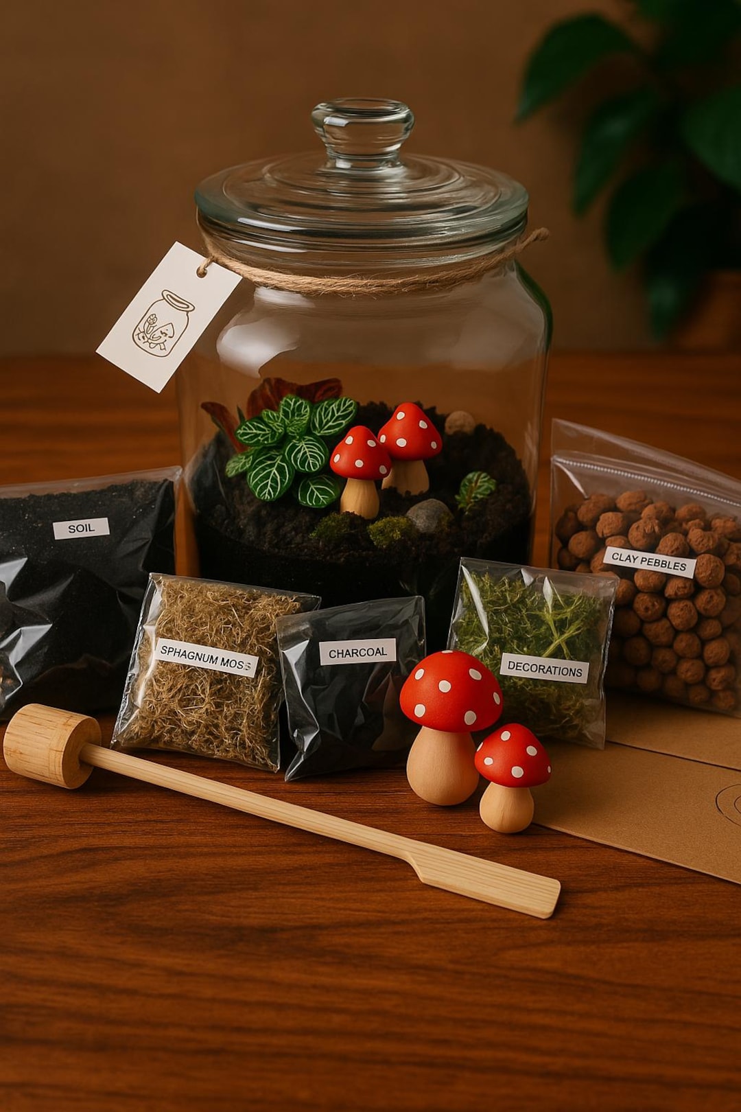 DIY Terrarium Kit: Premium Substrate & Step-by-step Instructions ...