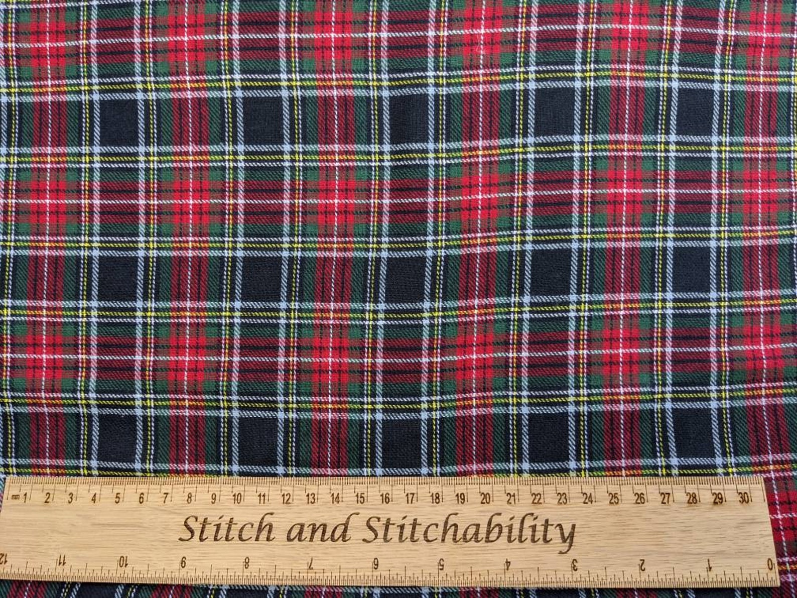 100% Brushed Cotton Tartan Check Fabric Buy the Metre Half - Etsy UK