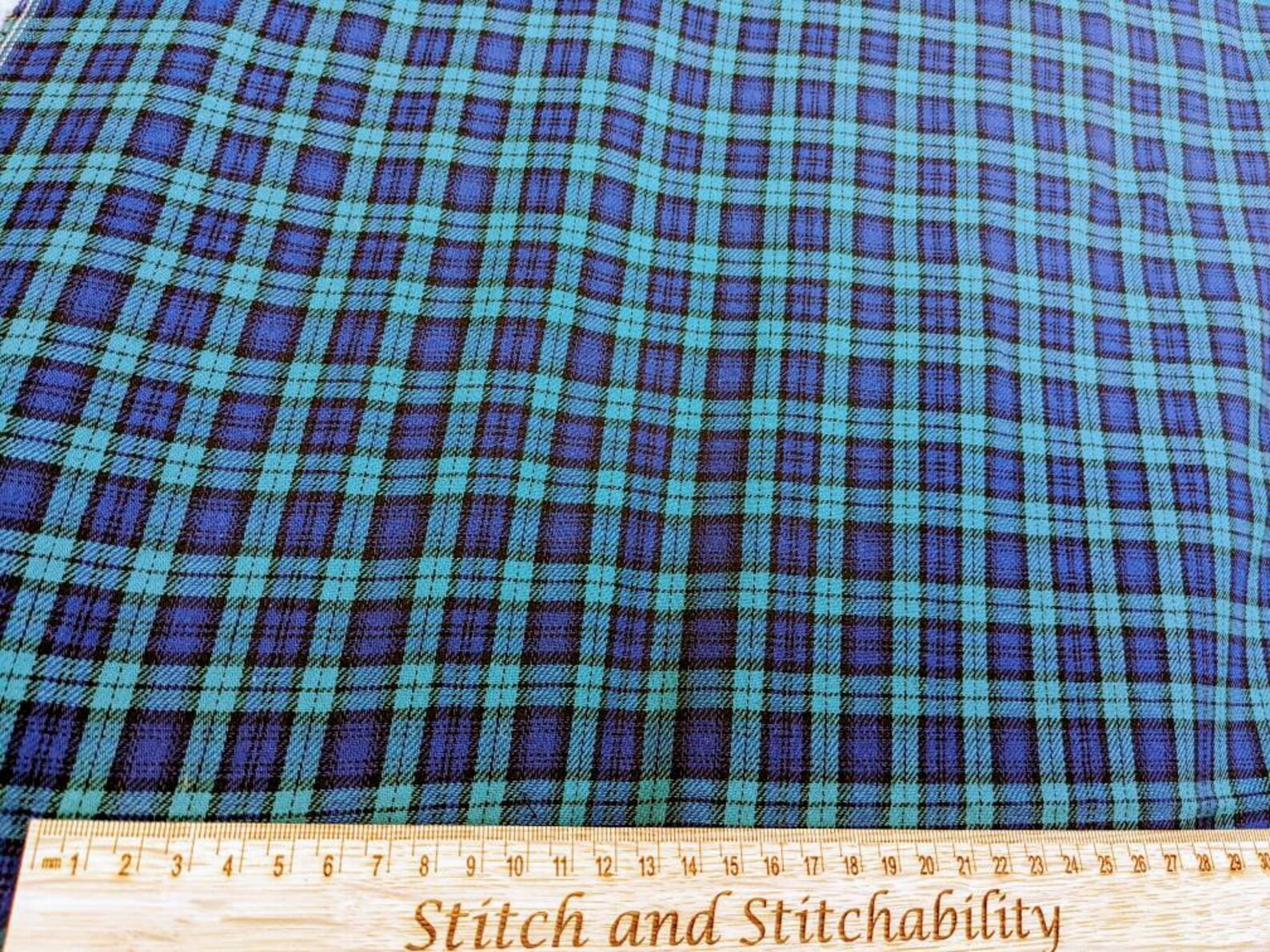 100% Brushed Cotton Tartan, Check, Fabric Buy the Metre, Half Metre or ...