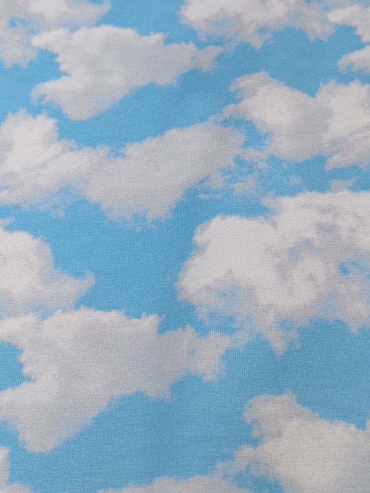 Cloud Cotton Jersey Fabric - Etsy UK