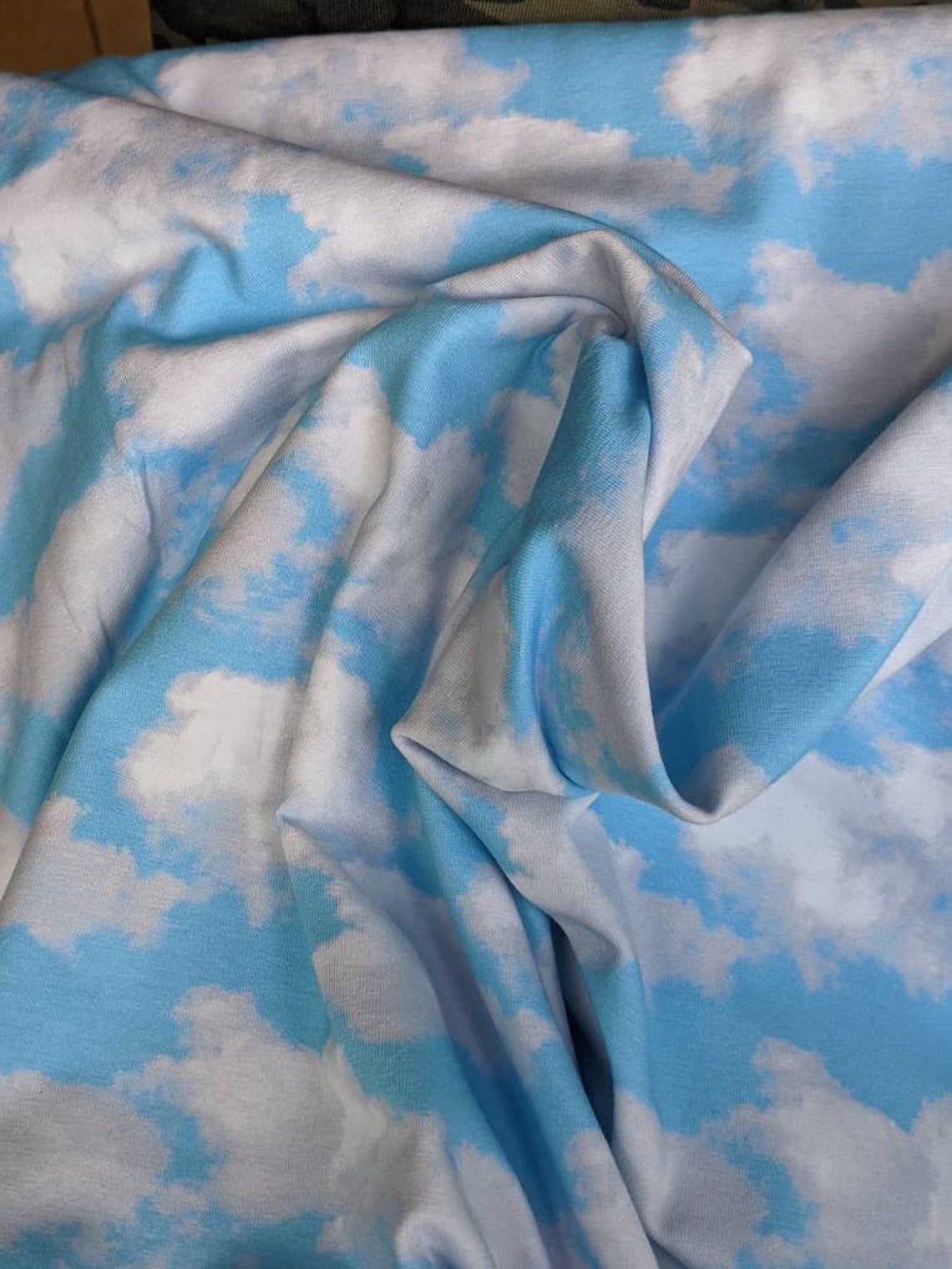 Cloud Cotton Jersey Fabric - Etsy UK