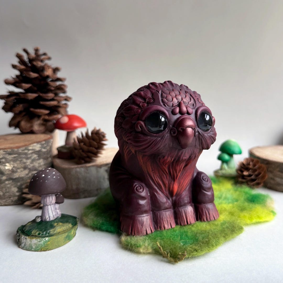 Dark Red Hoof Beast Guardian- Bird Mask - Etsy