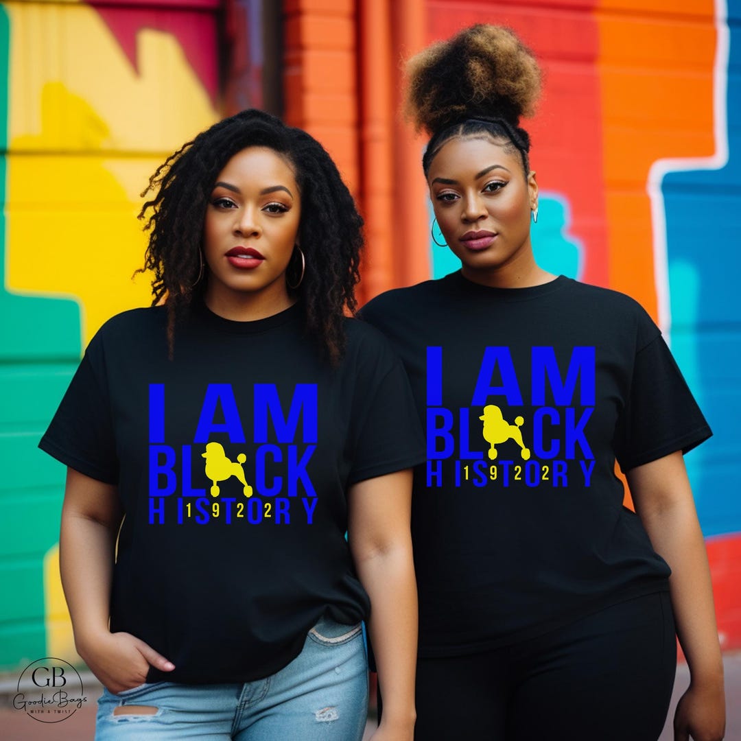 I AM BLACK HISTORY T-shirt: Sigma Gamma Rho Sorority Apparel - Etsy
