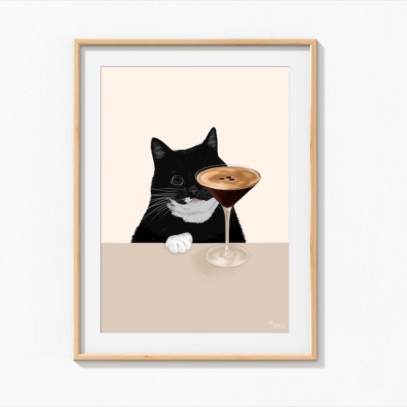 Cat Art - Etsy