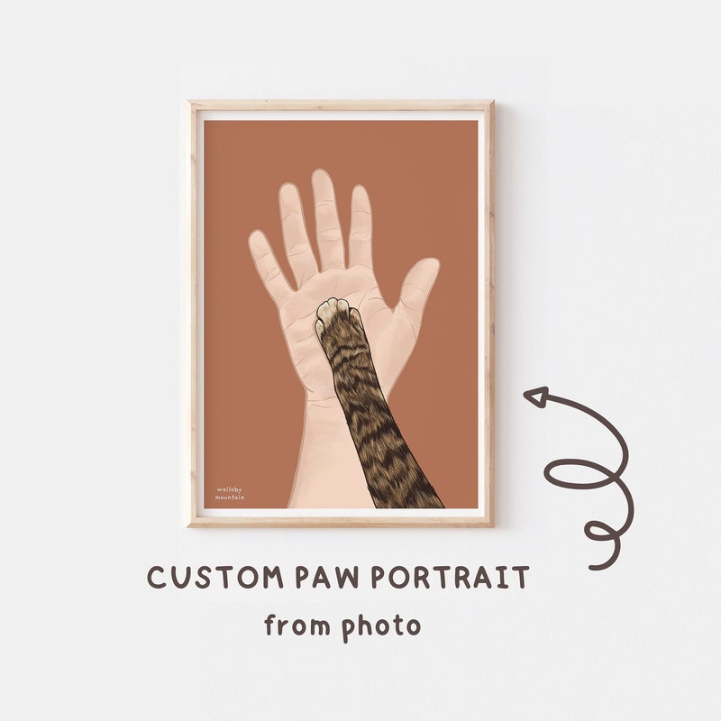 Cat Paw Print - Etsy