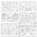 Cozy Friends: Super Cute Animal Characters Coloring Book, 100 Pages ...