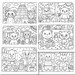 Cozy Friends: Super Cute Animal Characters Coloring Book, 100 Pages ...