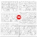 Cozy Friends: Super Cute Animal Characters Coloring Book, 100 Pages ...