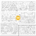 Cozy Friends: Super Cute Animal Characters Coloring Book, 100 Pages ...