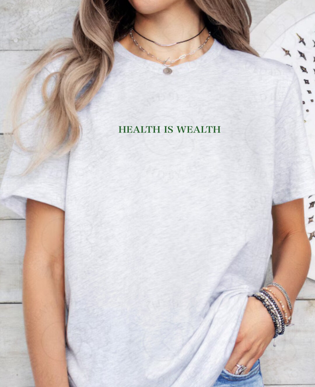 Health is Wealth Tshirt - Etsy